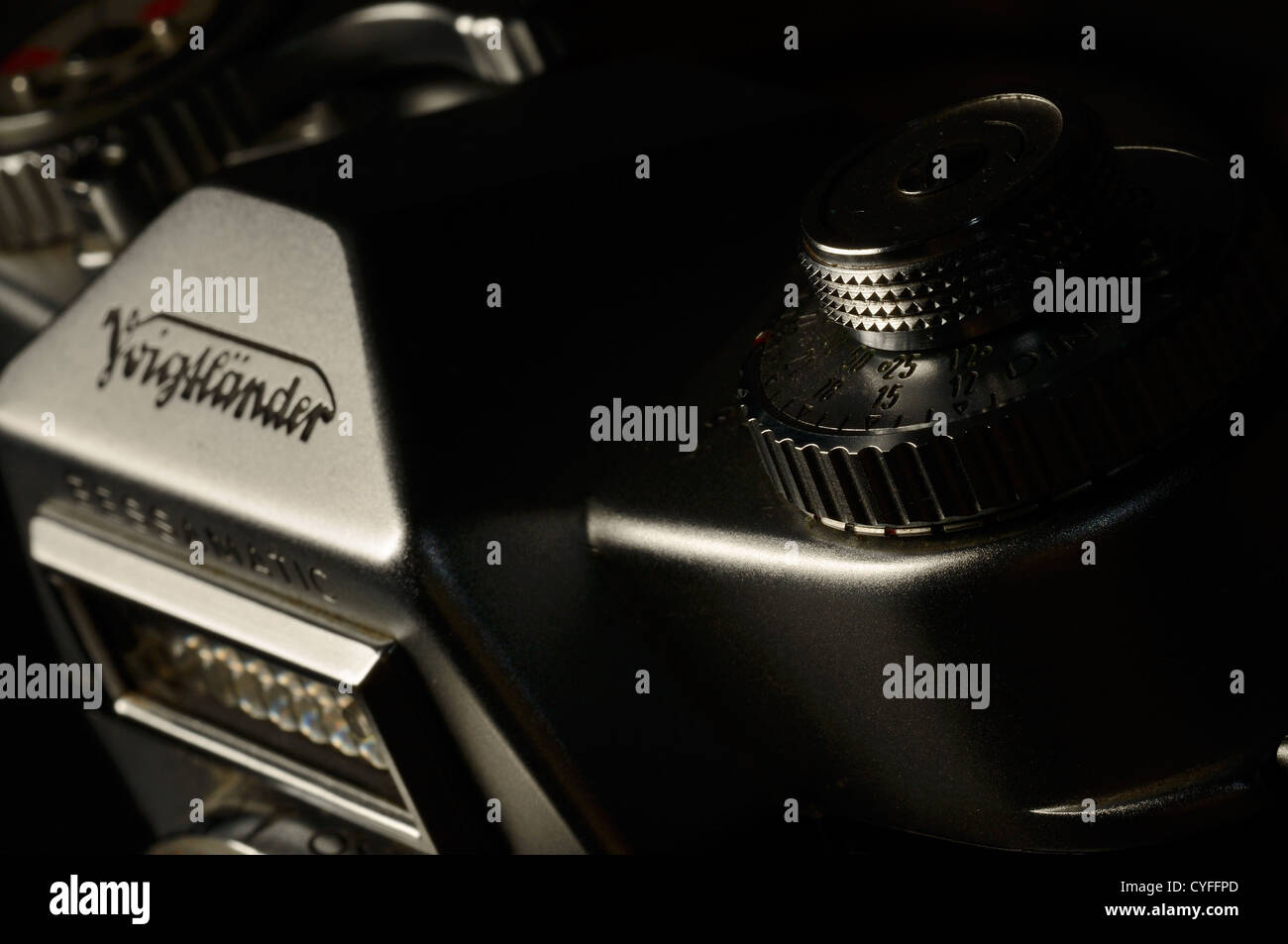 An old Voigtlander Bessamatic film camera Stock Photo - Alamy