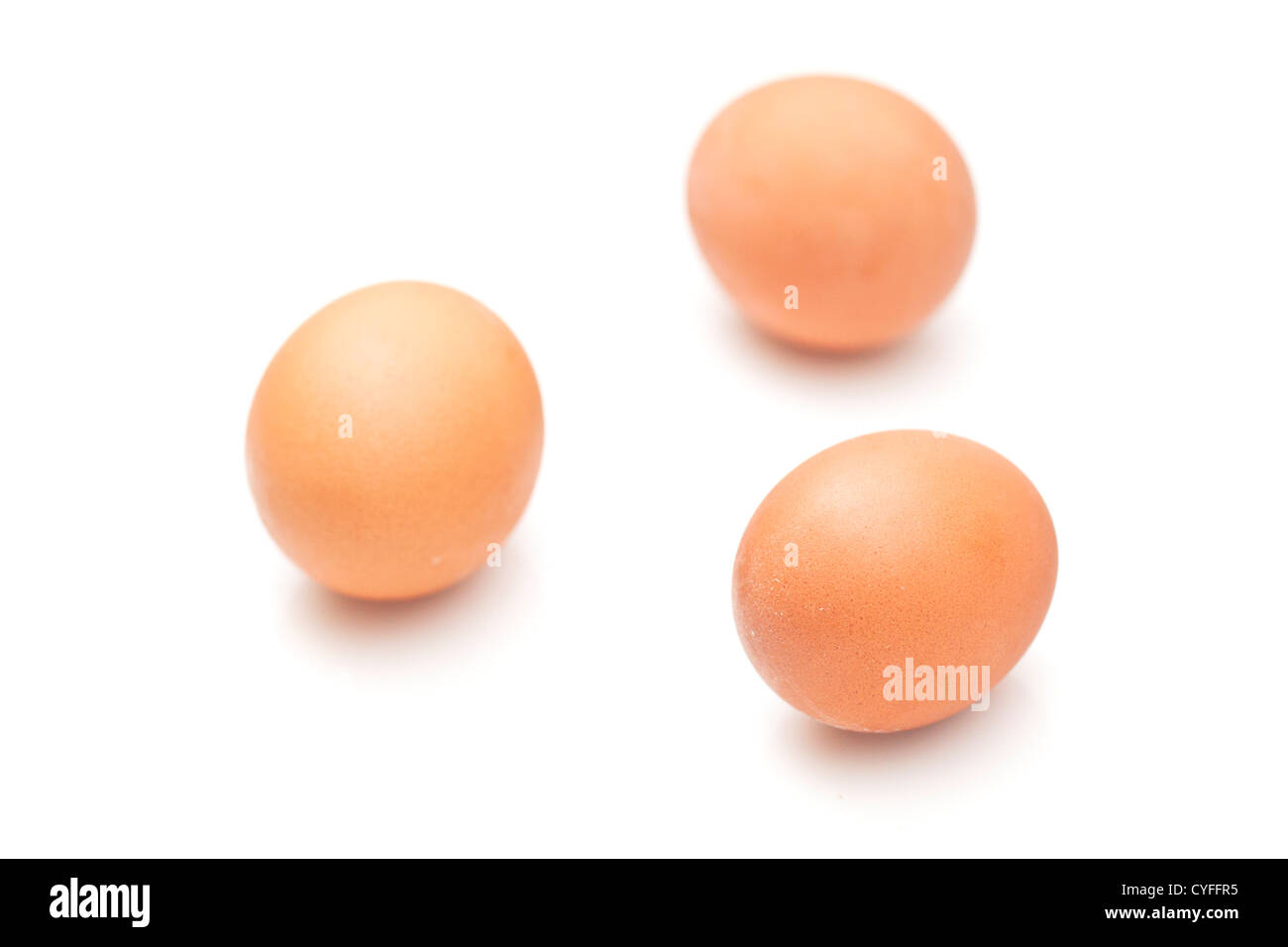 Eggs isolated on white background Stock Photo - Alamy