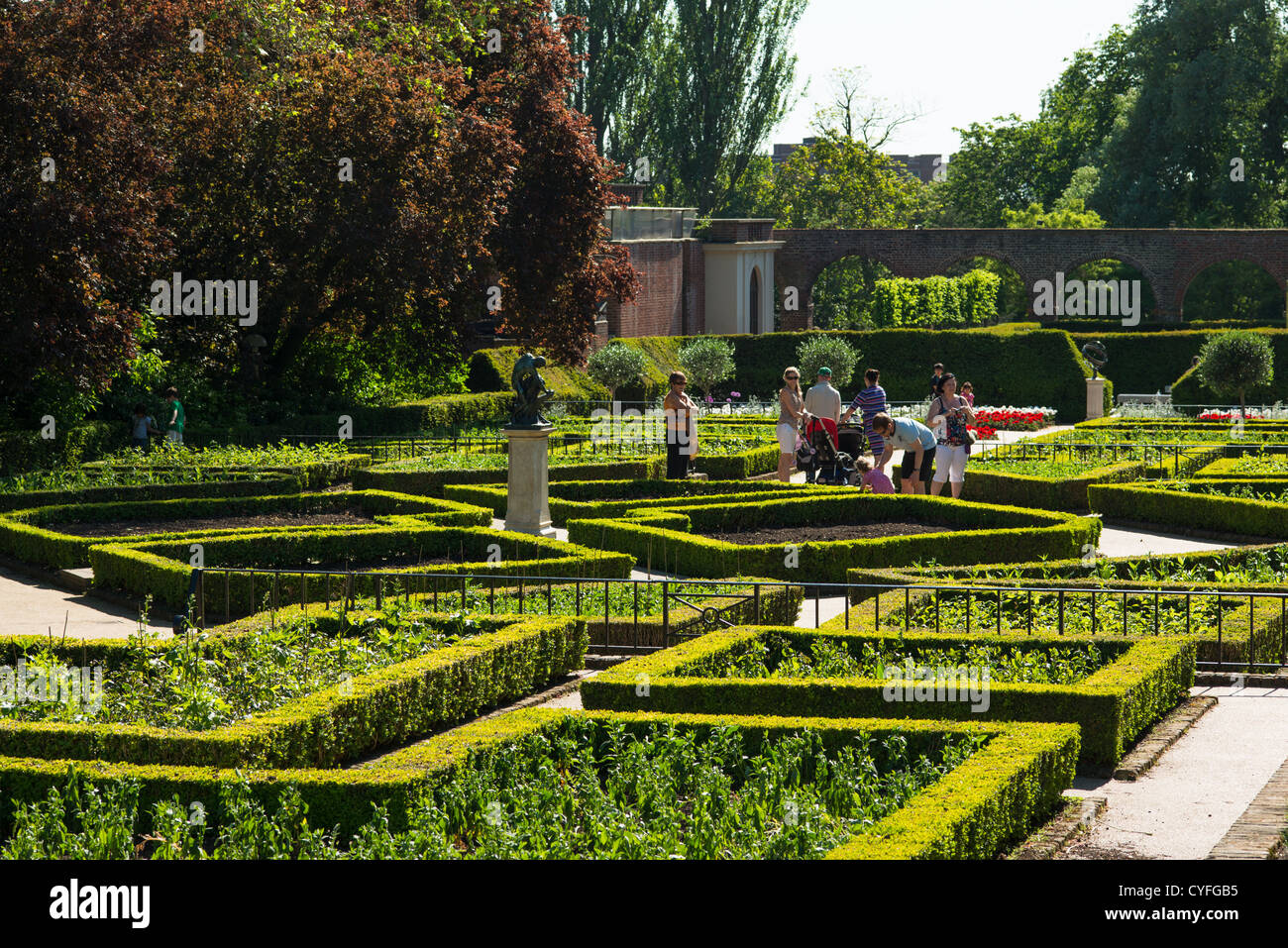 Holland park london garden hi-res stock photography and images - Alamy
