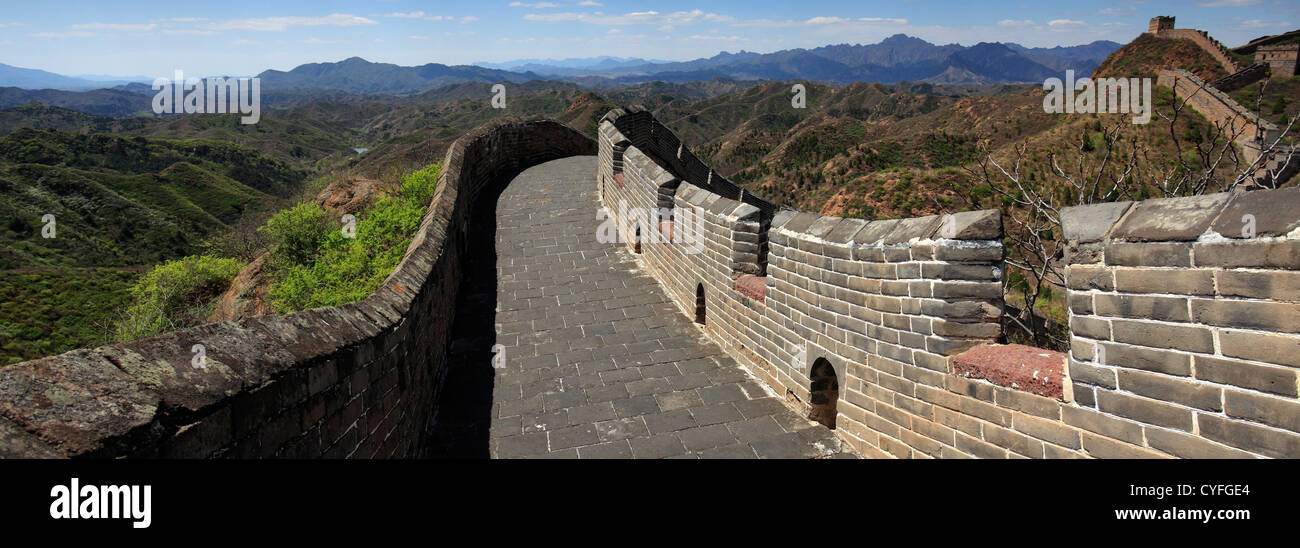 The Great Wall of China near Jinshanling village, Beijing Provence ...