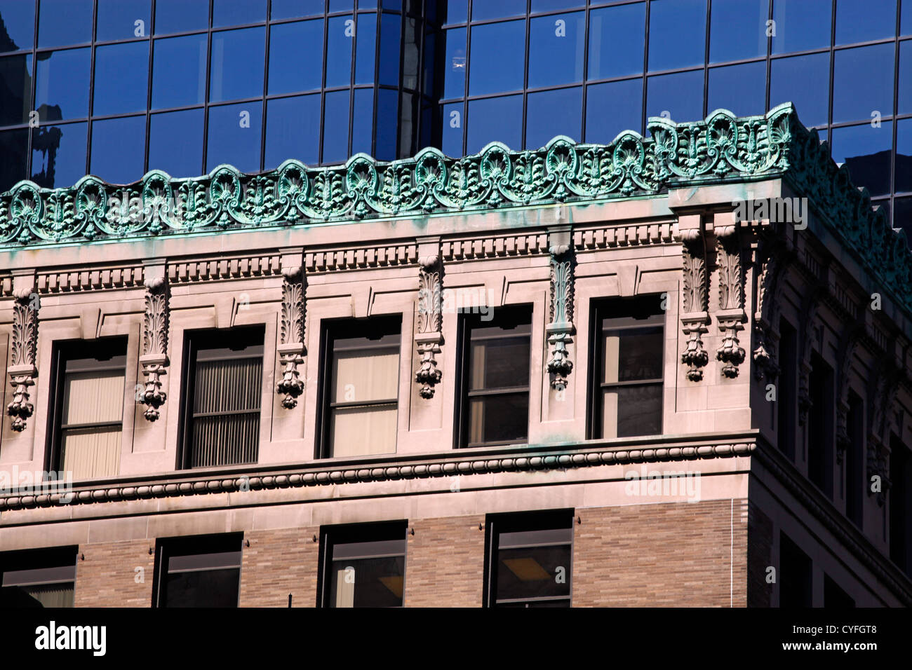 Architecture of an office building, Boston, Massachusetts, America ...
