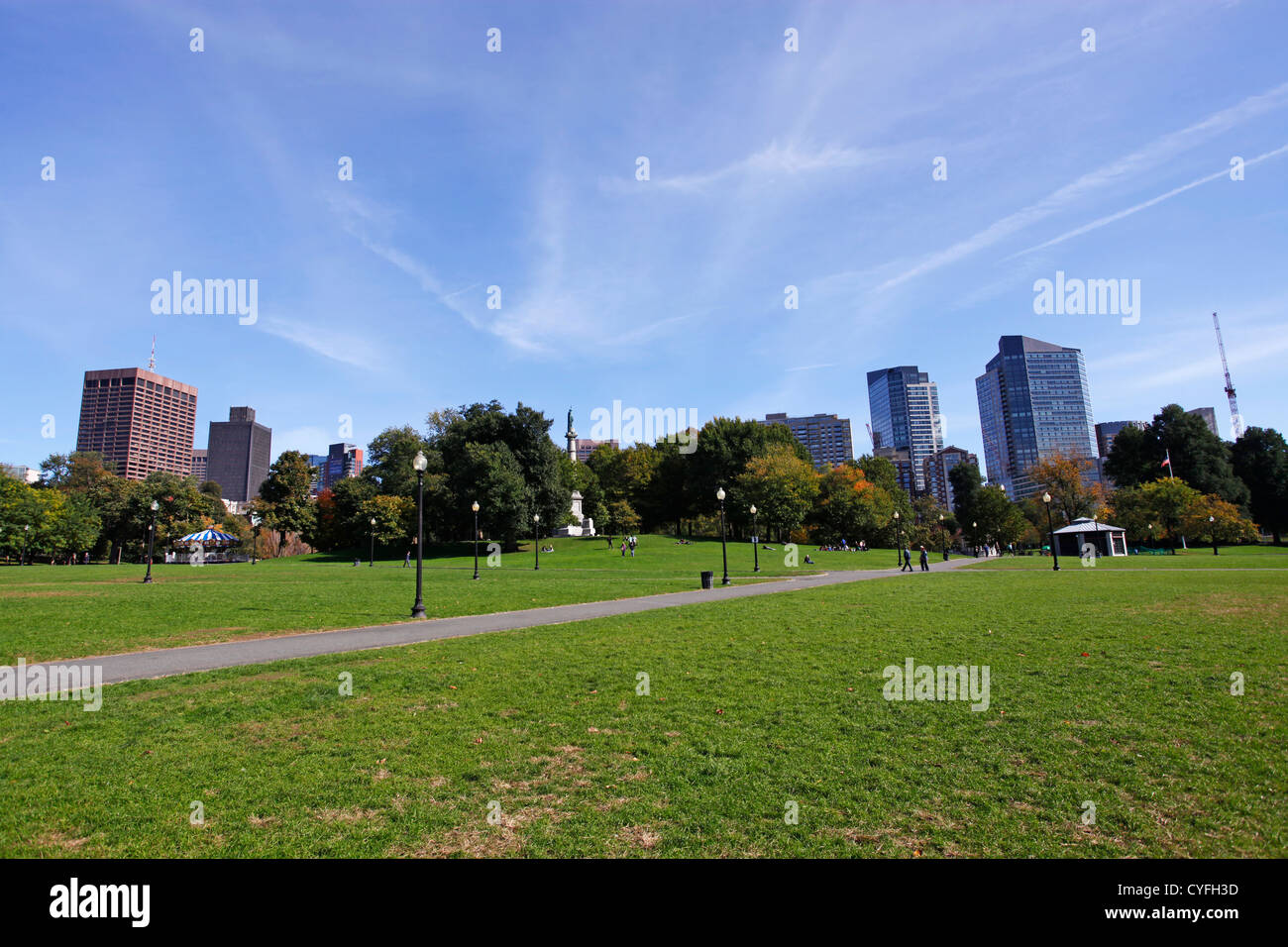 Boston common park hi-res stock photography and images - Alamy