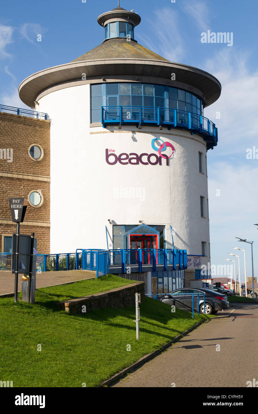 The Beacon Centre in Whitehaven harbour Cumbria Stock Photo - Alamy