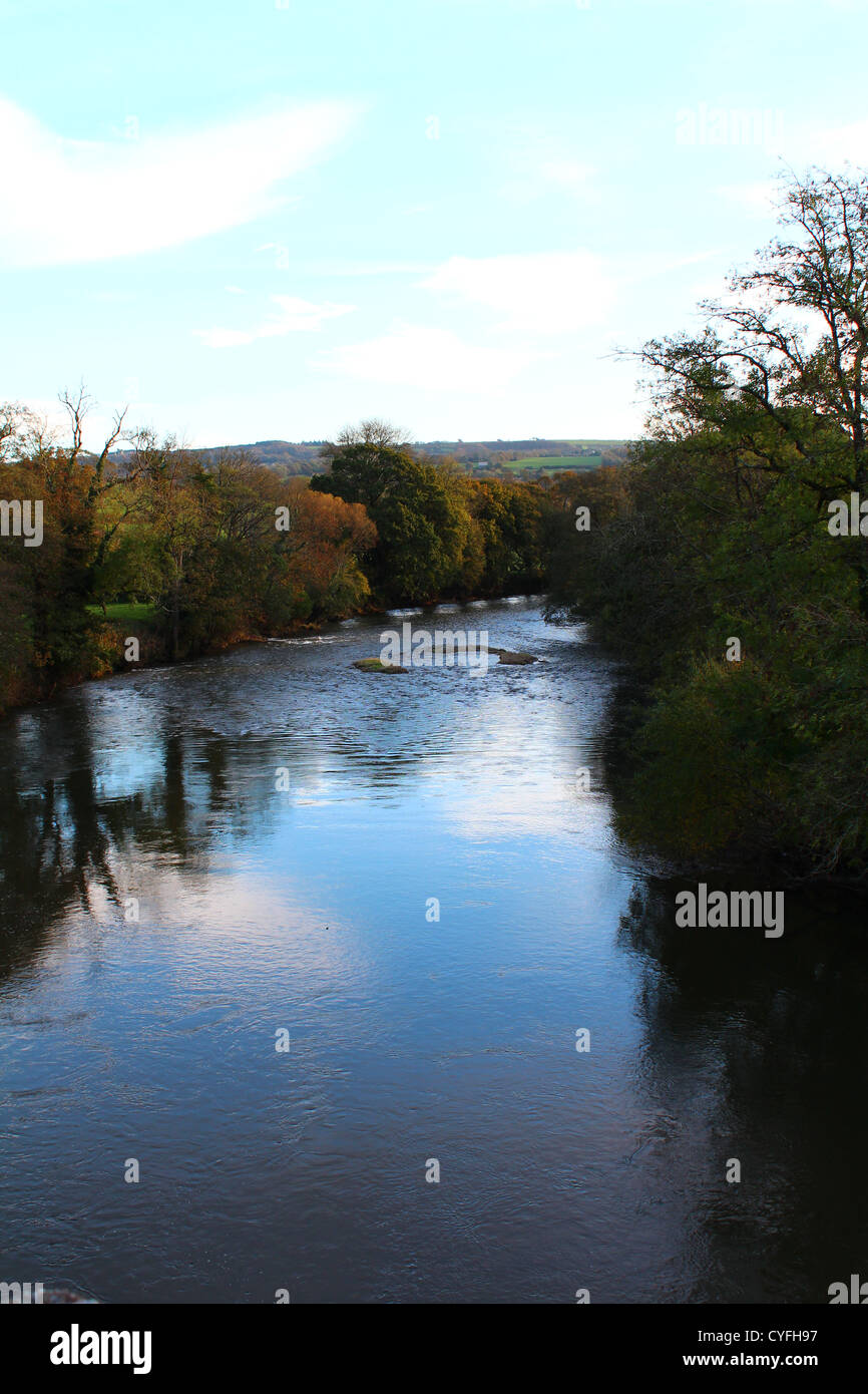 A sky filled river. (From the right Stock Photo - Alamy