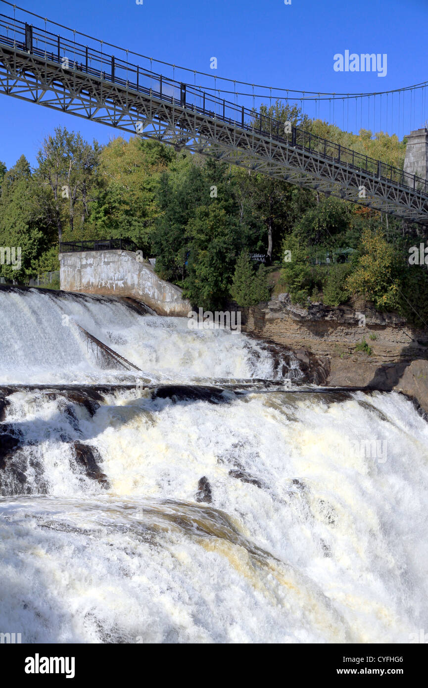 Bridge with waterfall hi-res stock photography and images - Alamy