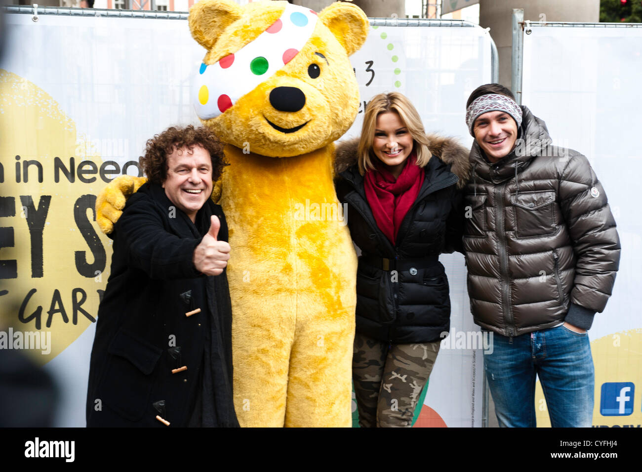 London, UK - 03 November 2012: Pudsey Bear and celebrity friends are in ...