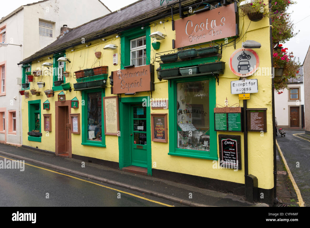 Tapas bar in Penrith Cumbria Stock Photo - Alamy