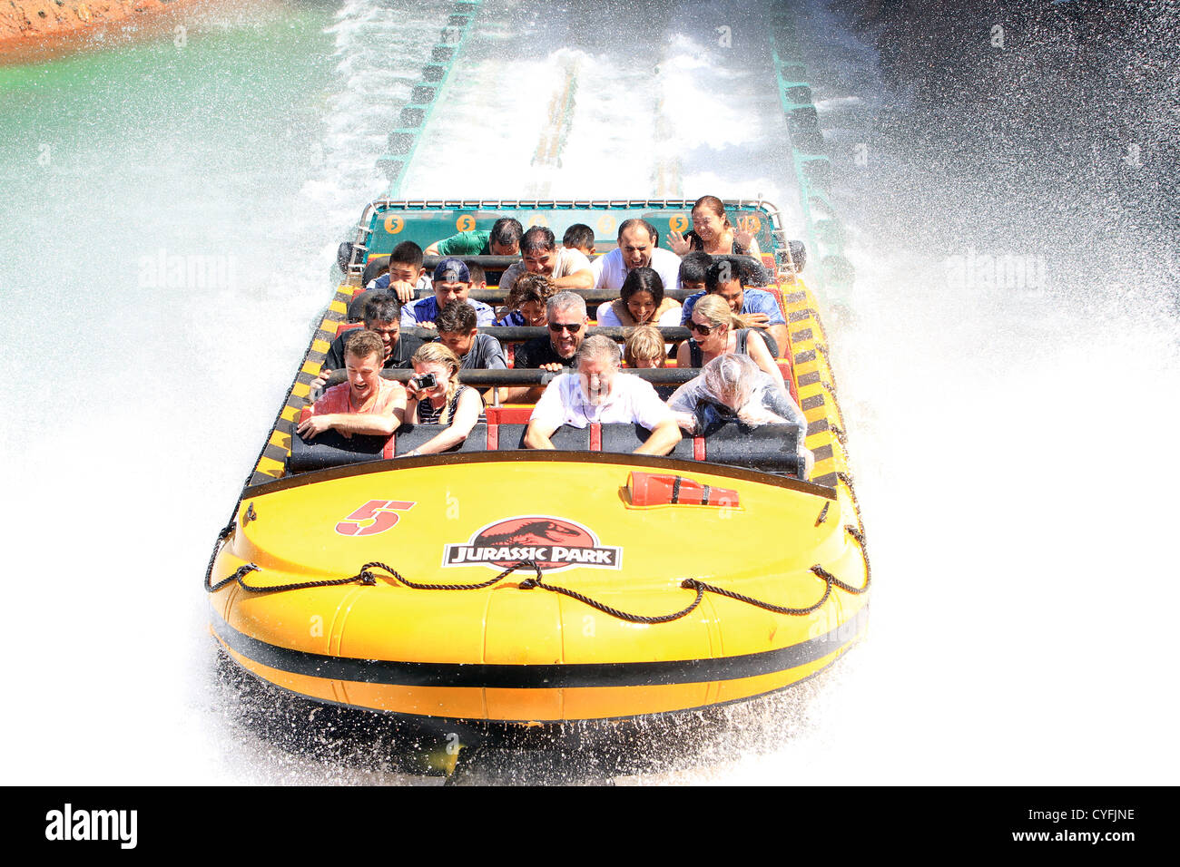 Jurassic Park: The Ride a water-based amusement ride at Universal ...