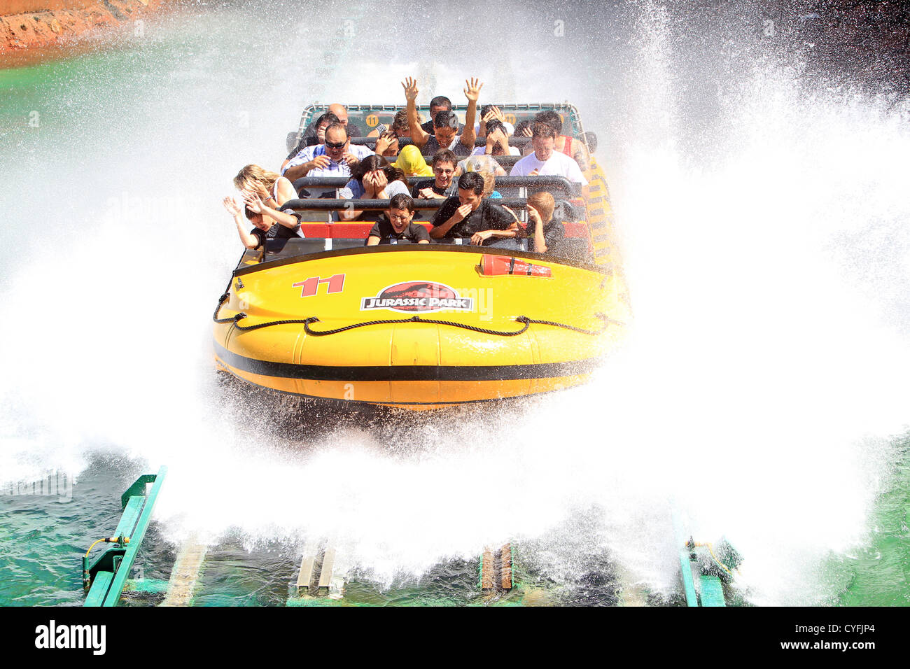 Jurassic Park: The Ride a water-based amusement ride at Universal ...