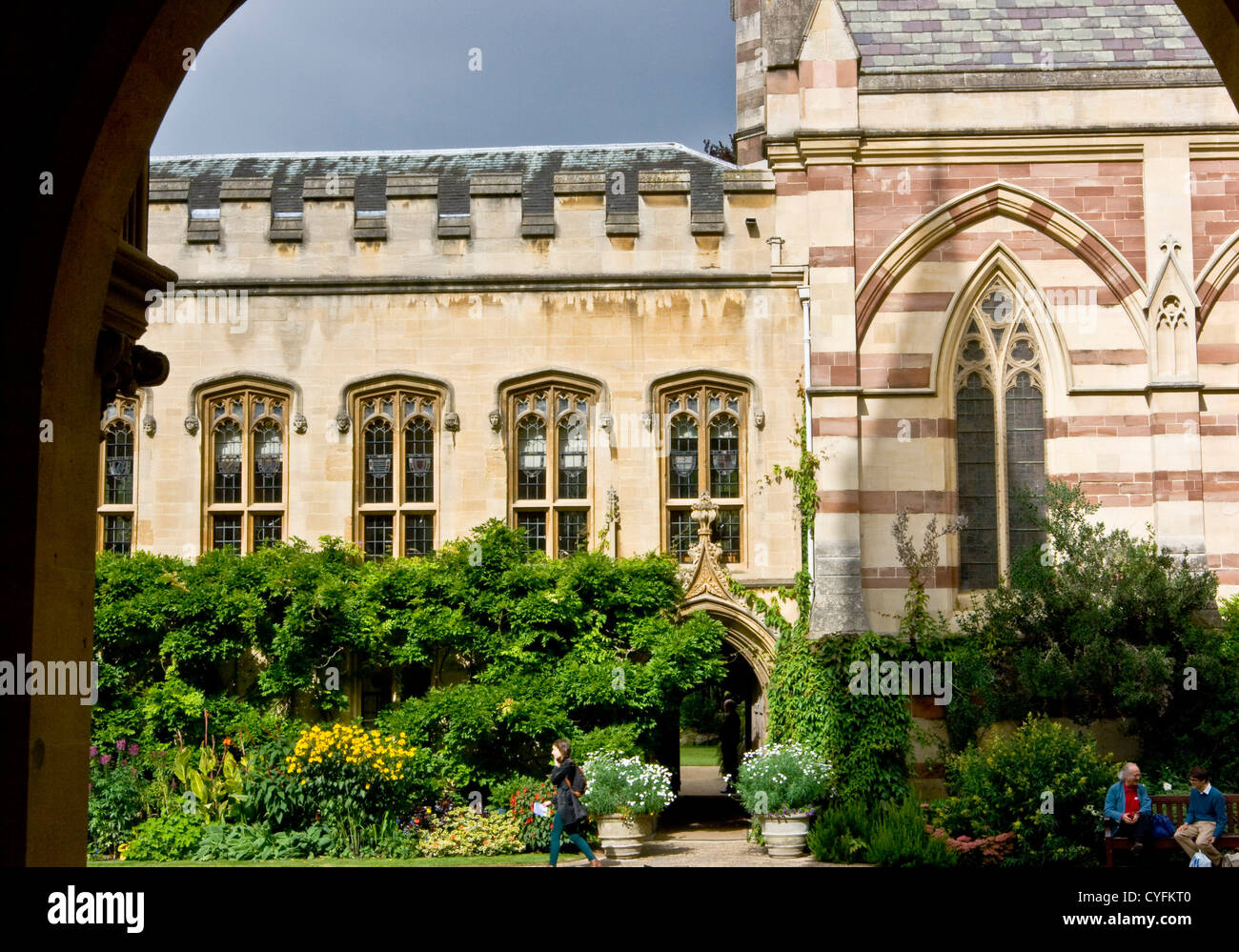 Balliol college front quad hi-res stock photography and images - Alamy