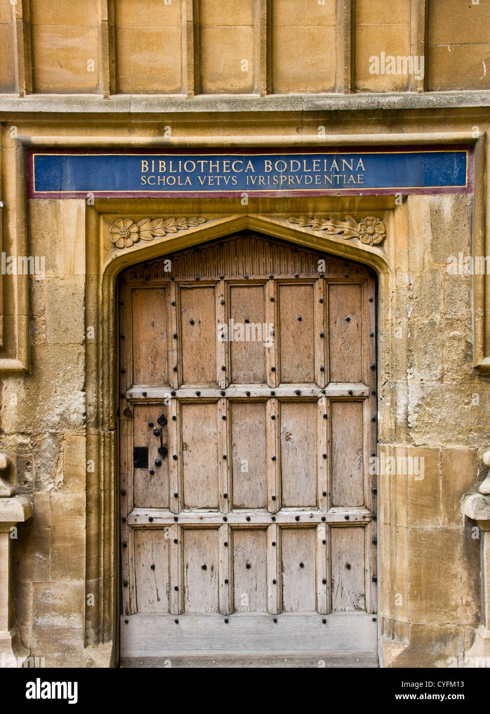 Ancient doorway Bodleian Library University of Oxford Oxfordshire ...