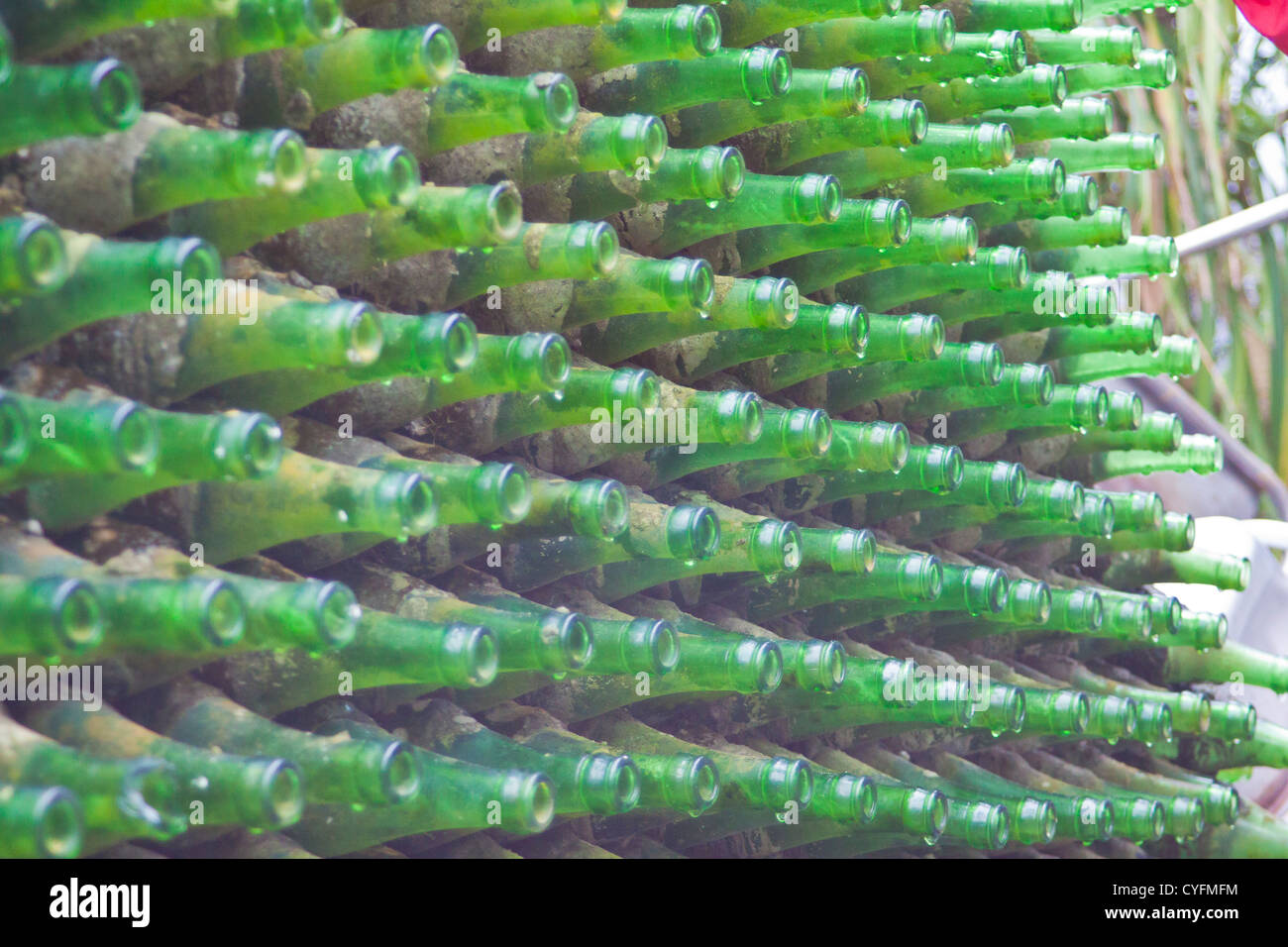 Abstract image of green beer bottles hi-res stock photography and ...