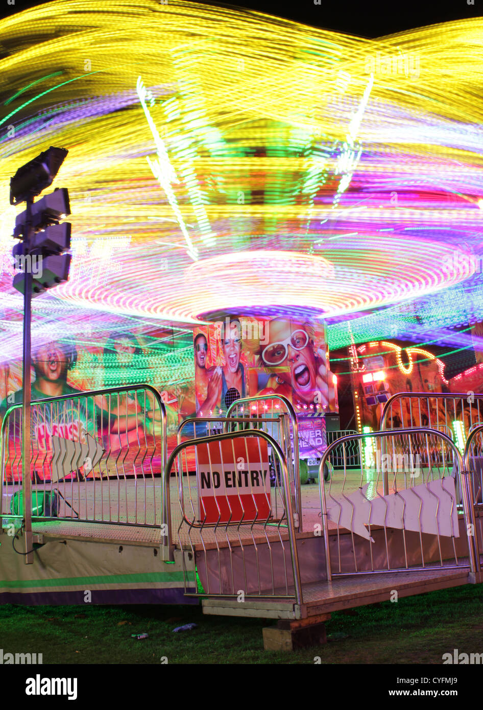 Campbell Park funfair, Milton Keynes Stock Photo - Alamy