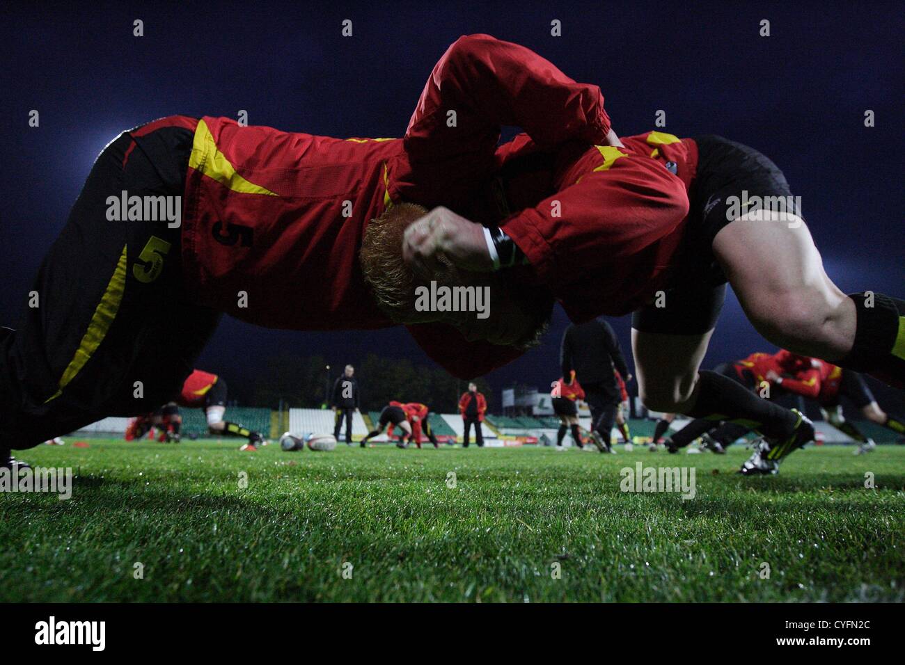 Gdansk, Poland 3rd, November 2012 Rugby FIRA Championship , European ...