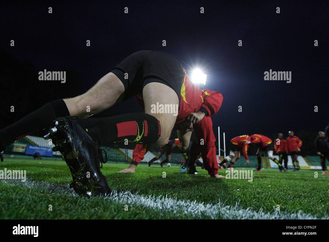 Gdansk, Poland 3rd, November 2012 Rugby FIRA Championship , European ...