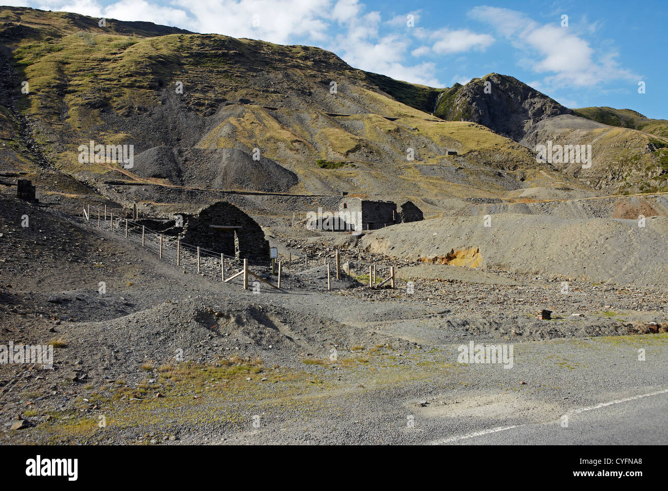 Cwmystwyth old Industrial Lead mines, Mid Wales, UK Stock Photo - Alamy