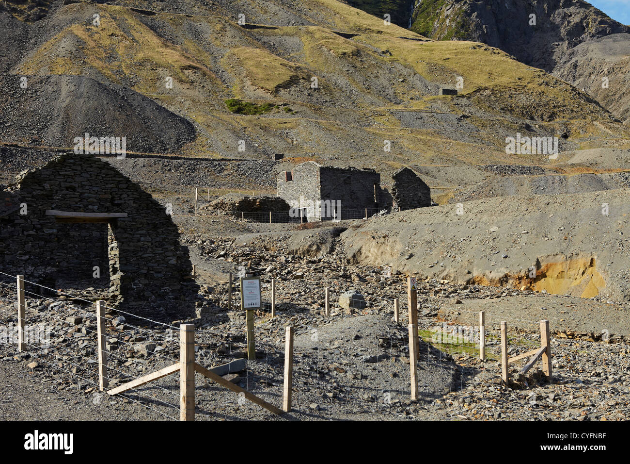 Cwmystwyth old Industrial Lead mines, Mid Wales, UK Stock Photo - Alamy