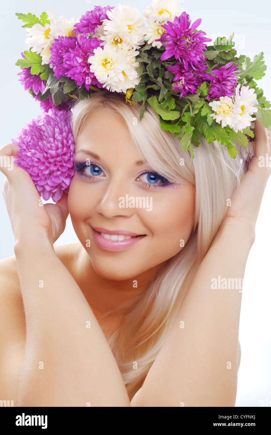Beautiful nymph posing hi-res stock photography and images - Alamy