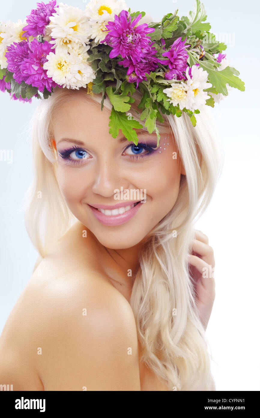 Beautiful nymph posing hi-res stock photography and images - Alamy