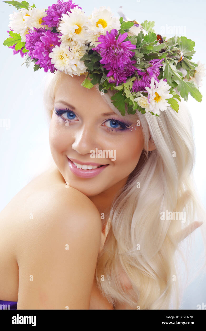 Beautiful nymph posing hi-res stock photography and images - Alamy