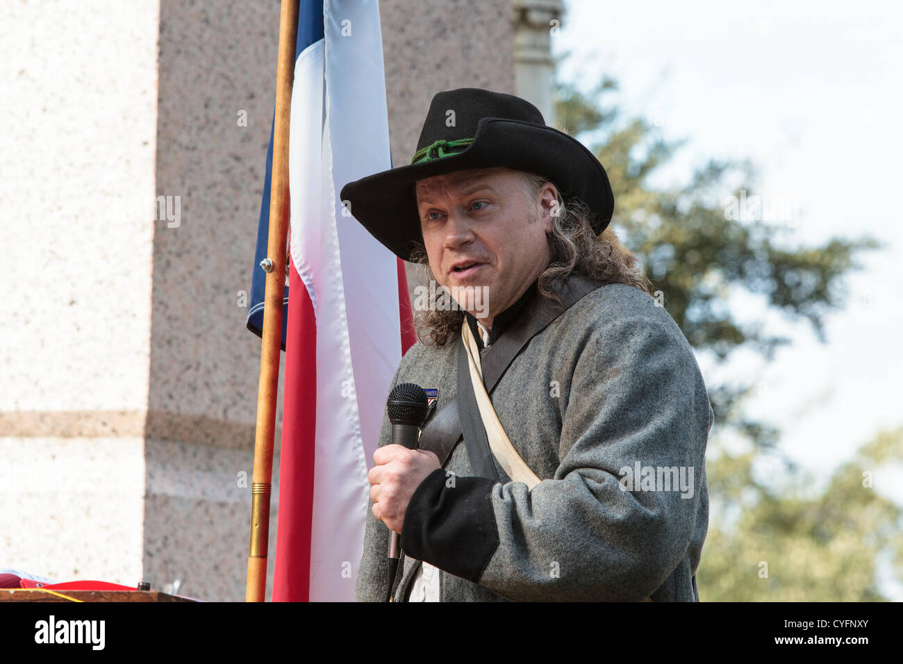 Texas, USA. 3rd November 2012. Commander Carl Crowther of the Sons of ...
