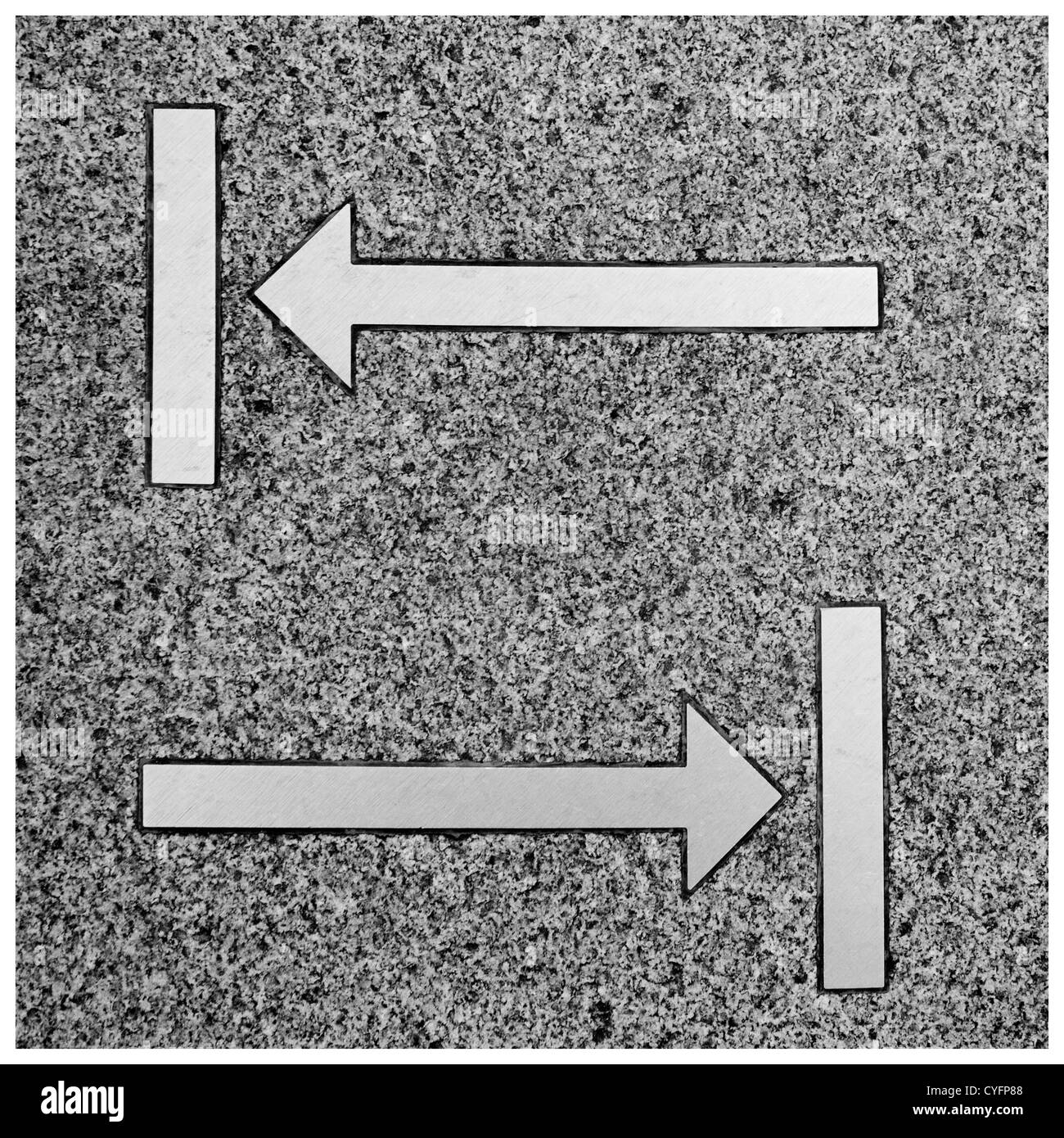 keyboard symbols on the pavement in front of the uinversity library ...