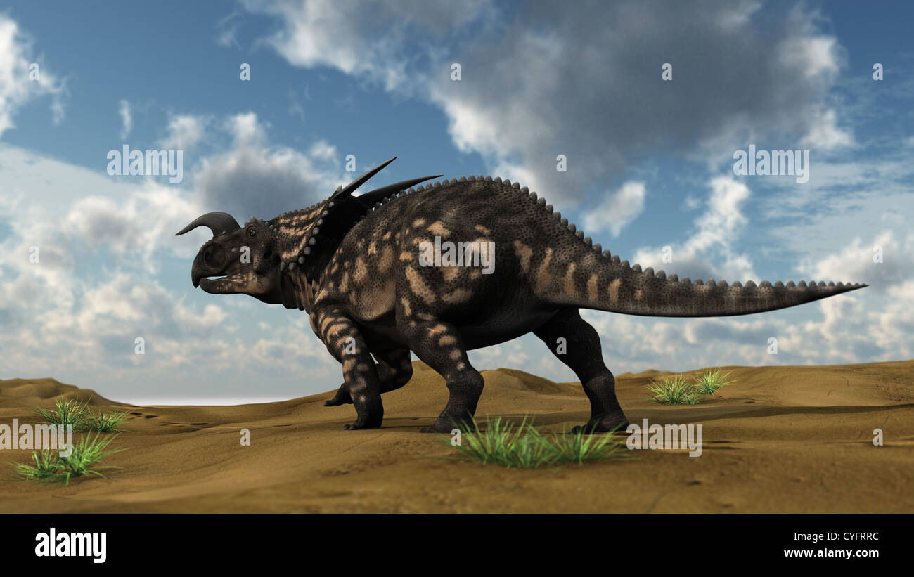 Einiosaurus dinosaur hi-res stock photography and images - Alamy