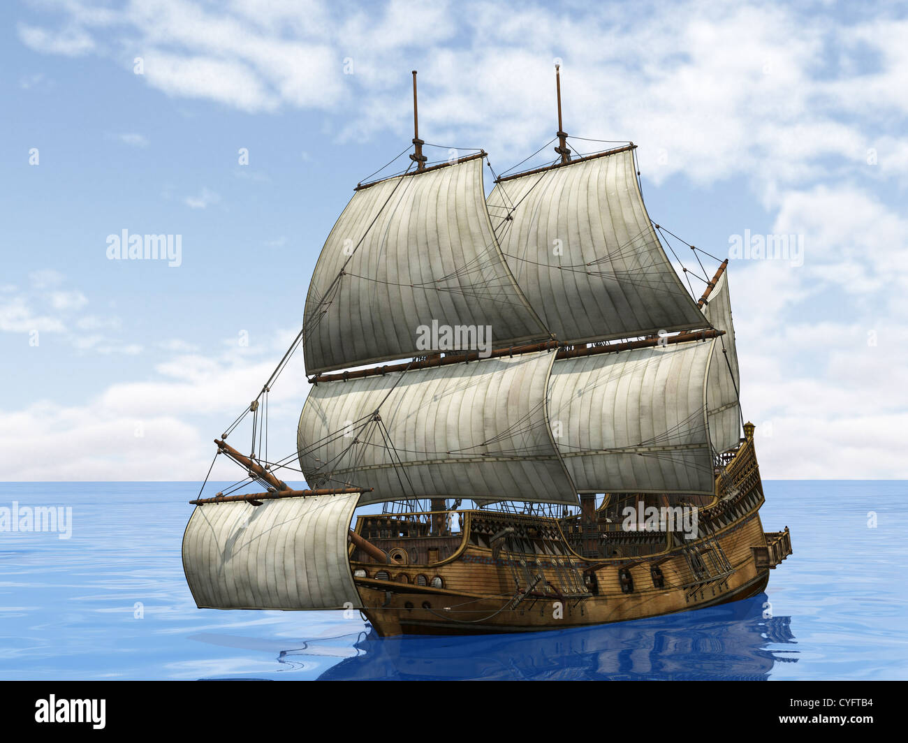 ship in the ocean Stock Photo - Alamy