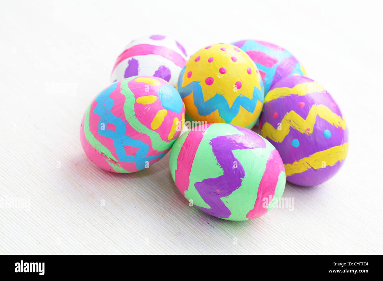 Colorful Easter Eggs Stock Photo - Alamy