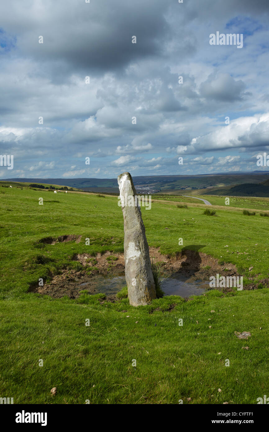 Gelligaer standing stone hi-res stock photography and images - Alamy