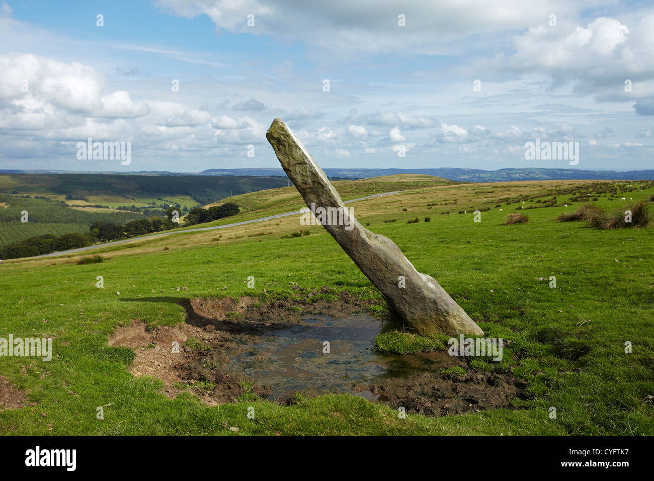 Gelligaer Standing Stone High Resolution Stock Photography and Images ...