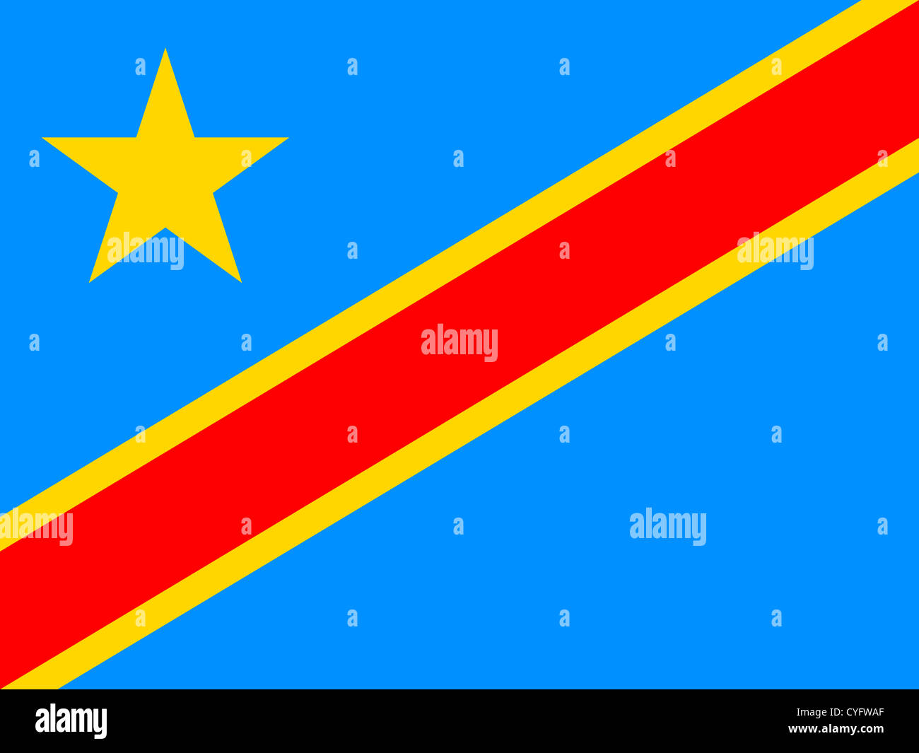 Congo flag symbol hi-res stock photography and images - Alamy