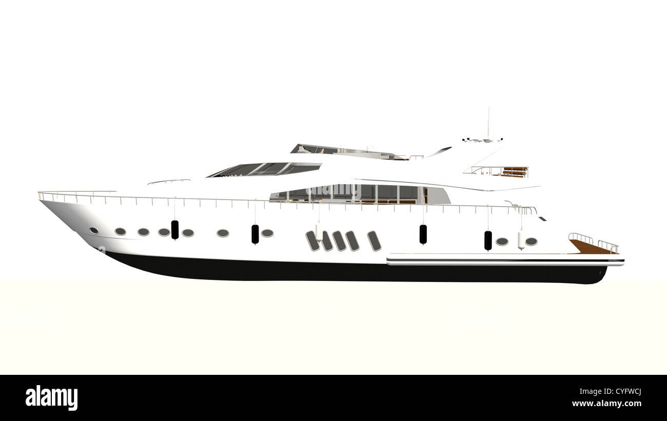 motor boat isolated Stock Photo - Alamy