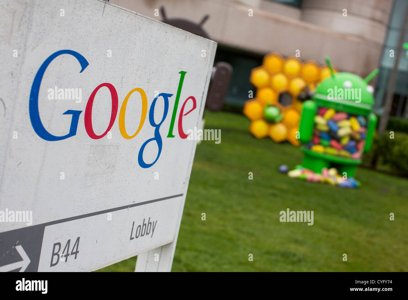 The Android section of the Google headquarters complex, also known as ...