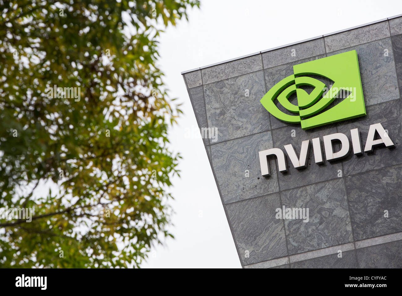 The headquarters of Nvidia Stock Photo - Alamy