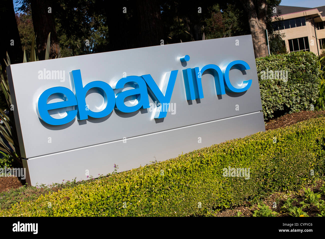 The headquarters of eBay, with a new logo Stock Photo - Alamy