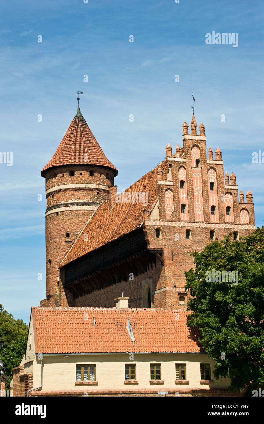 Olsztyn - previously Allenstein - in north-eastern Poland. Ordensburg ...