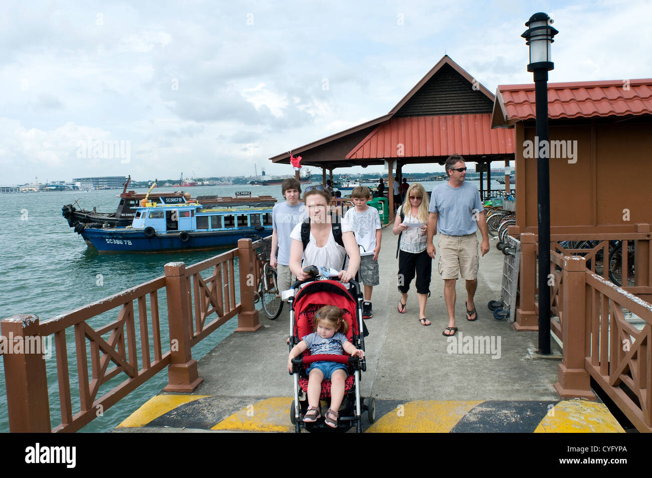 Ferry pulau ubin singapore hi-res stock photography and images - Alamy