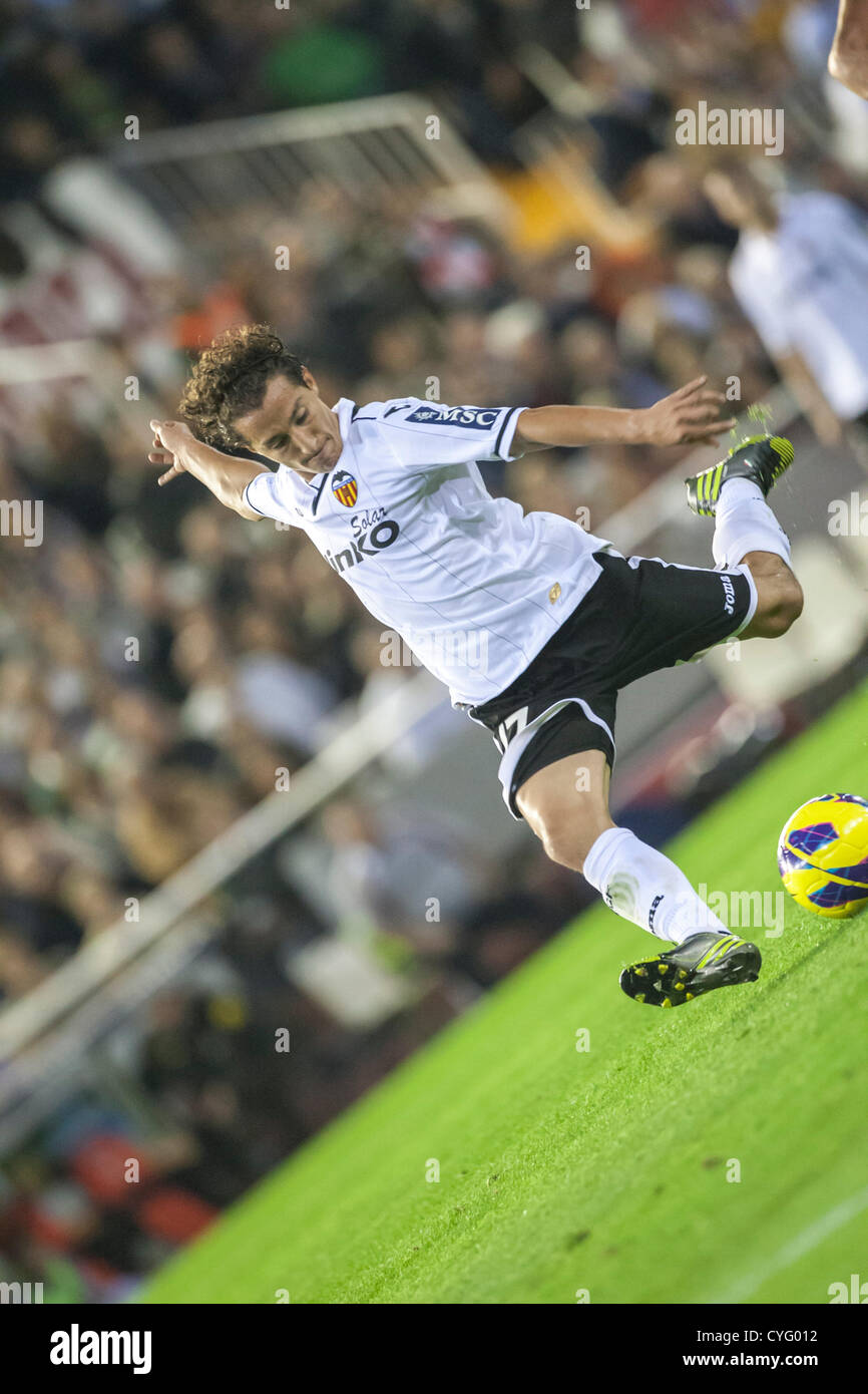 VALENCIA - NOVEMBER 3: Guardado during Spanish Cup match between ...