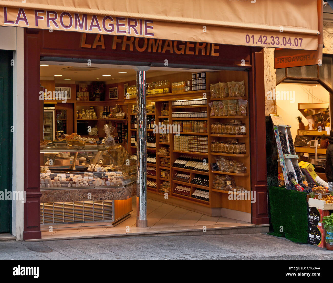 Cheese Shop Interior Paris France High Resolution Stock Photography and ...