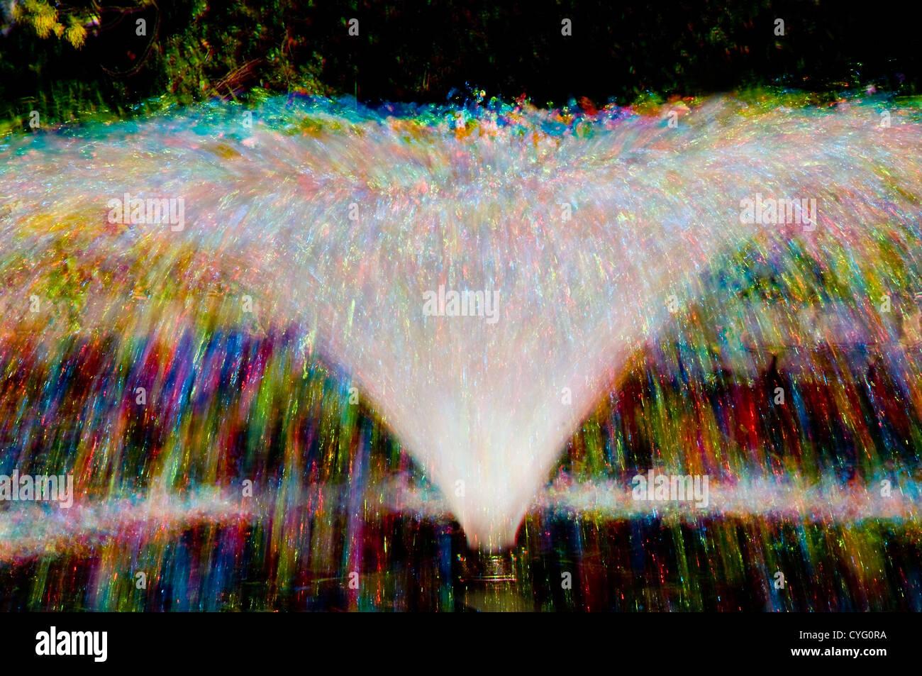 fountain at carlton gardens photographed with tri-colors, carlton ...