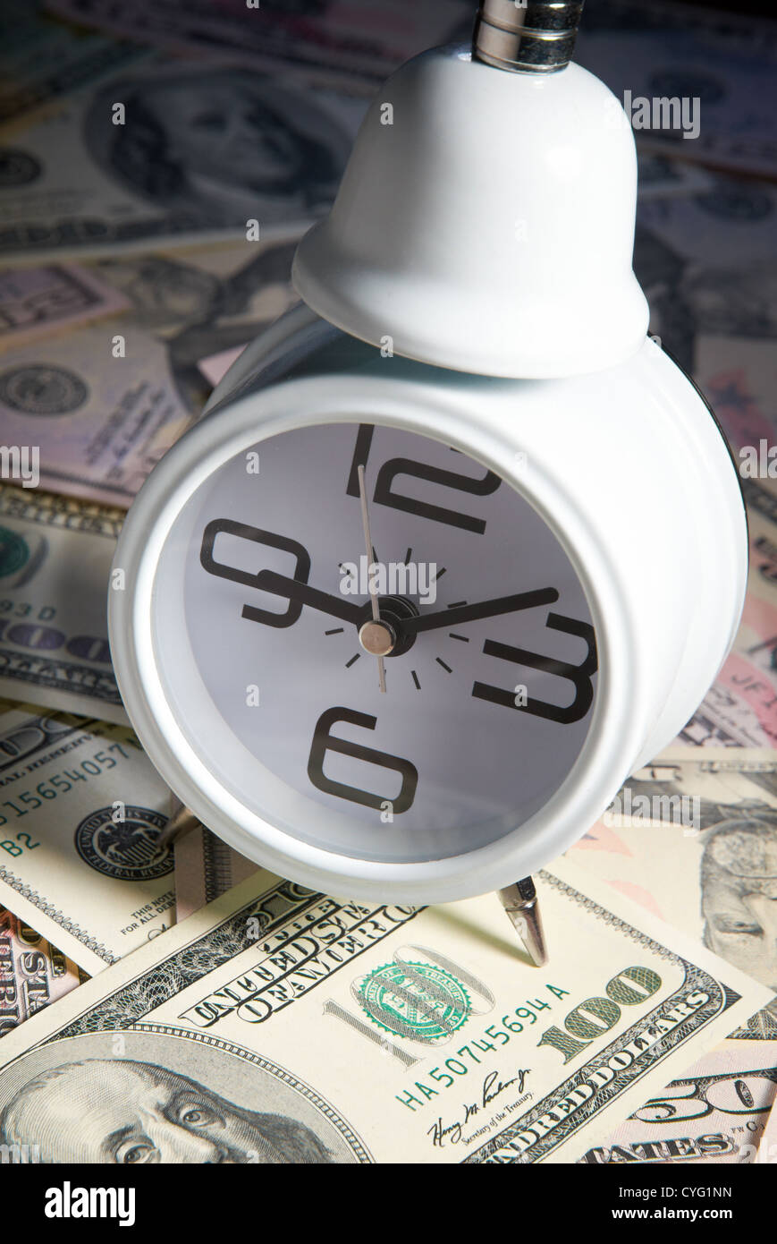 Money clock hi-res stock photography and images - Alamy