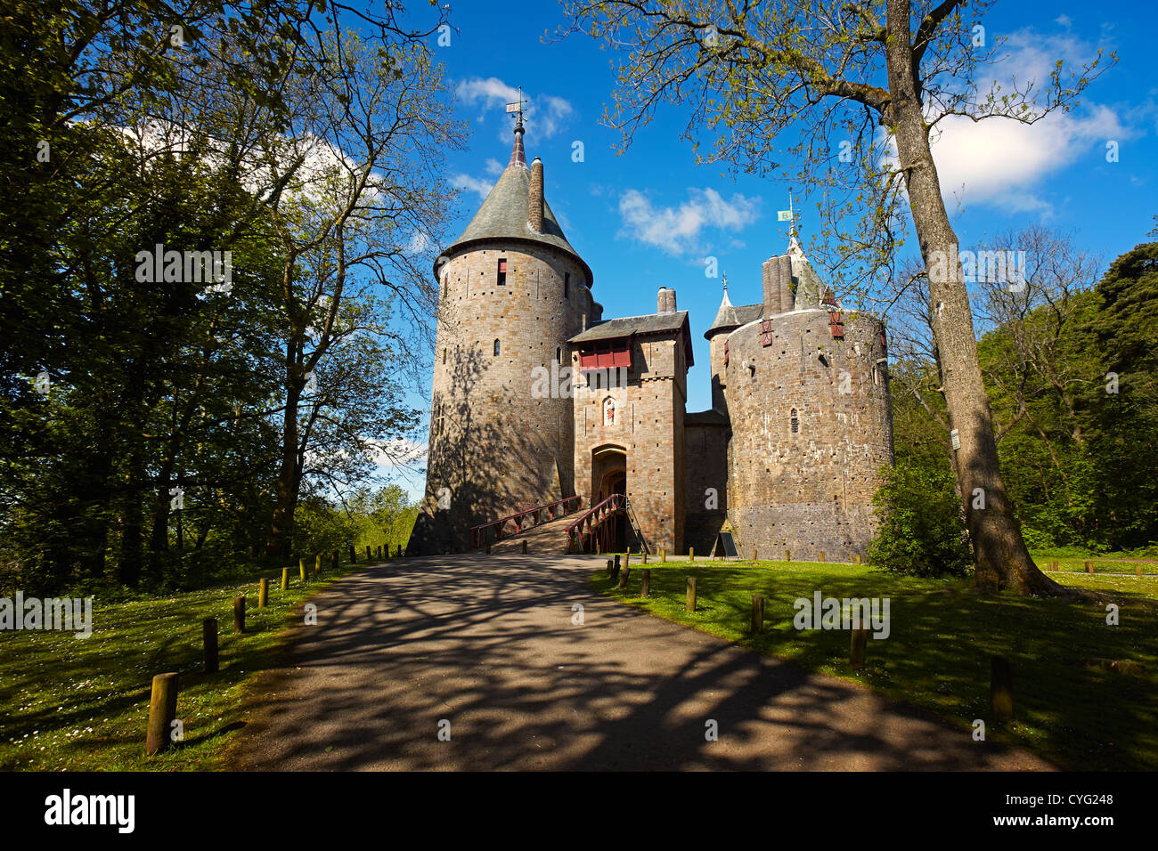 Castell Coch, Tongwynlais, Wales, UK Stock Photo - Alamy