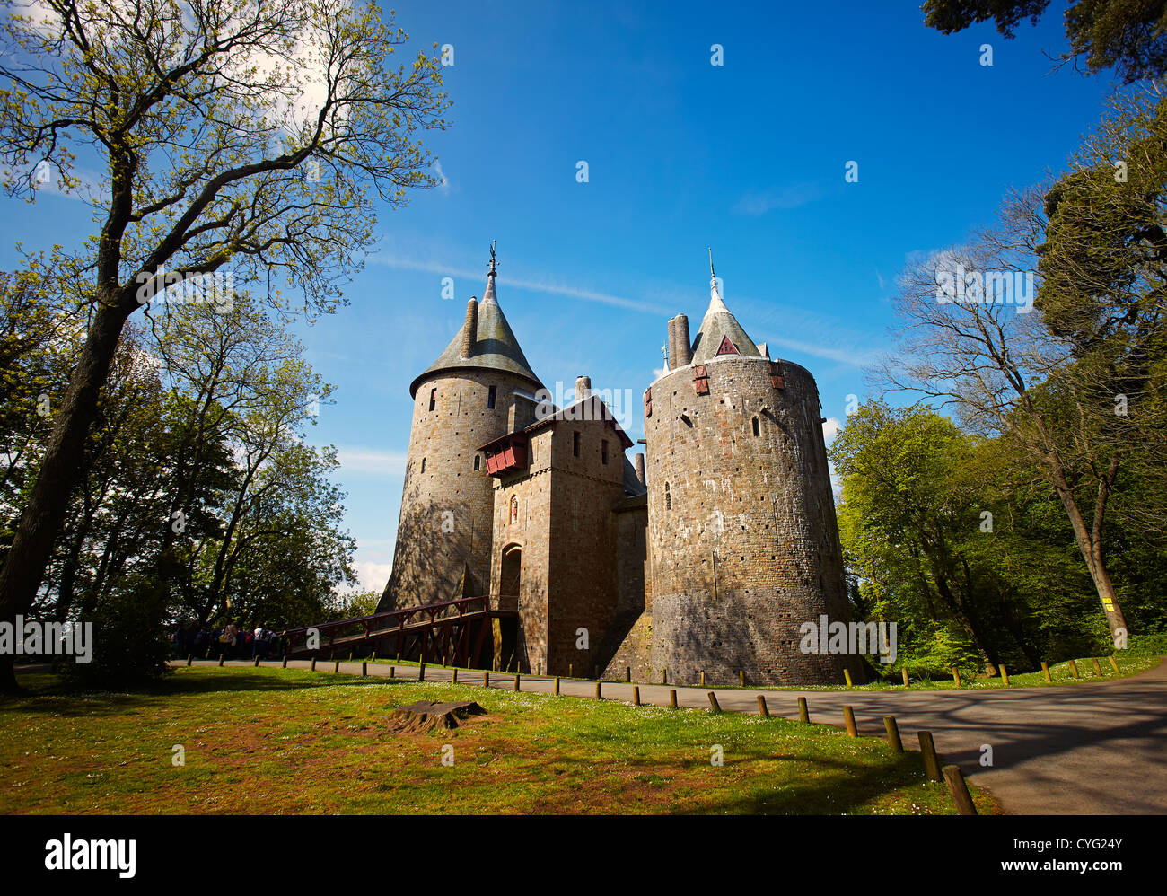 Castell coch hi-res stock photography and images - Alamy