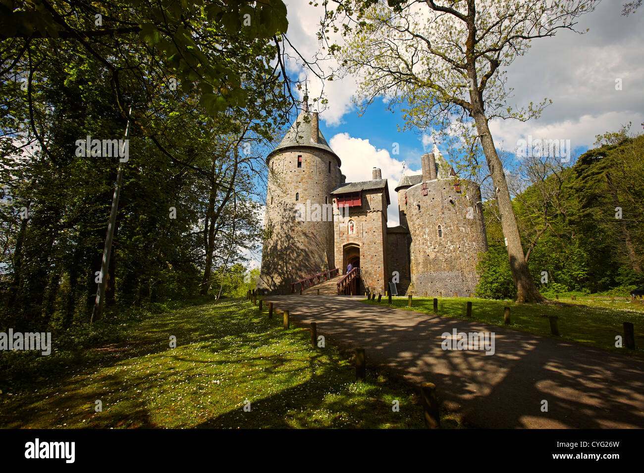 Castell coch hi-res stock photography and images - Alamy