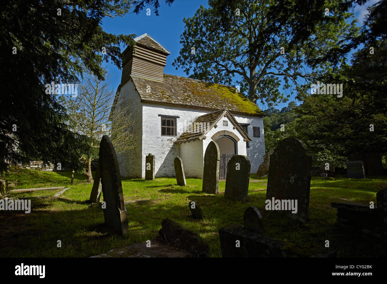 Capel y Ffin, Church of St Mary, Brecon Beacons, Monmouthshire, Wales ...