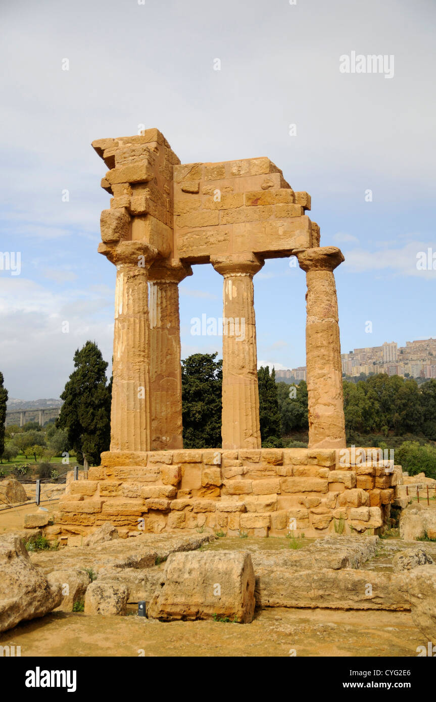 The Valley of the Temples, Agrigento, Sicily Stock Photo - Alamy