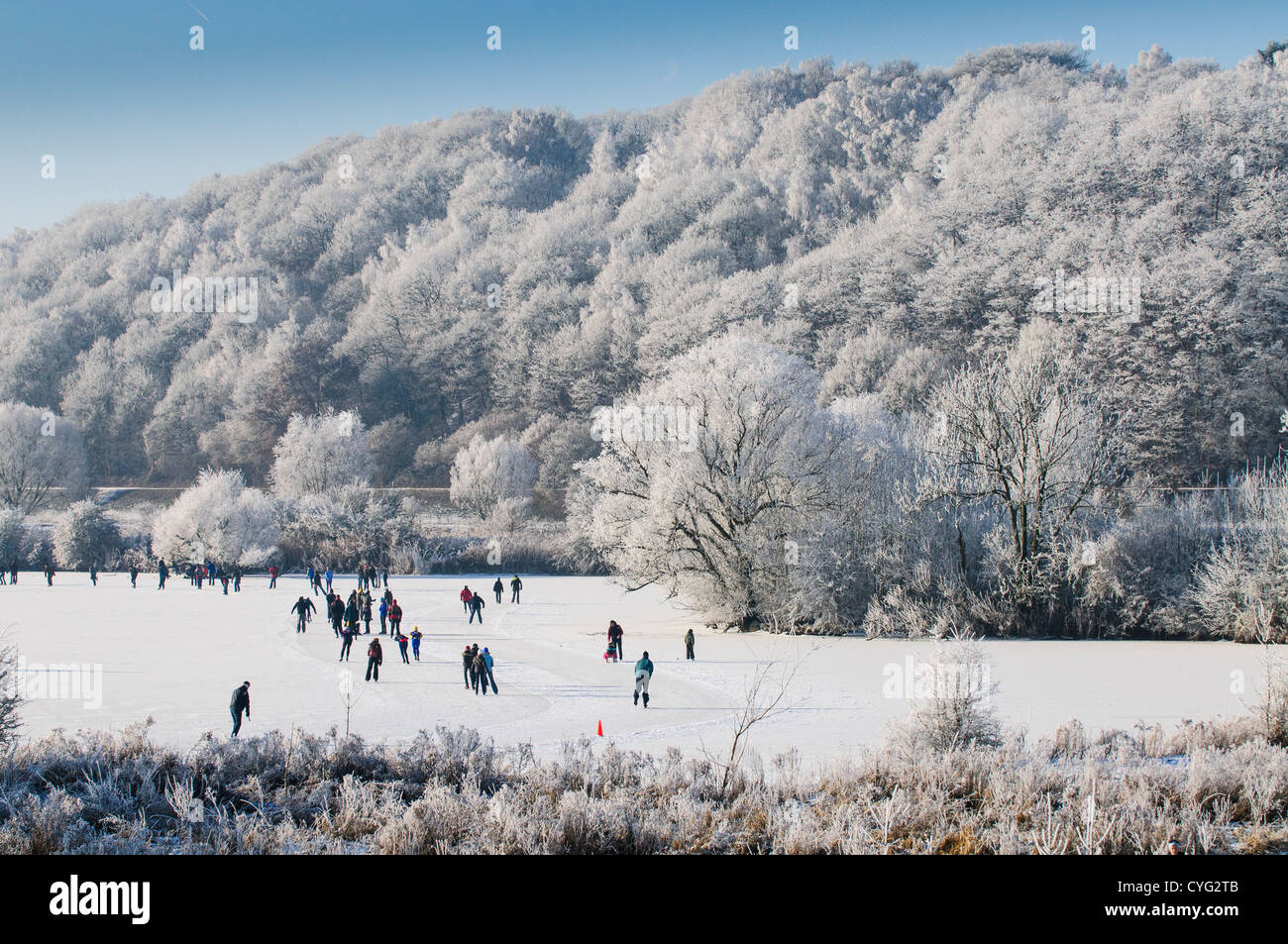 Ice skating landscape hi-res stock photography and images - Alamy