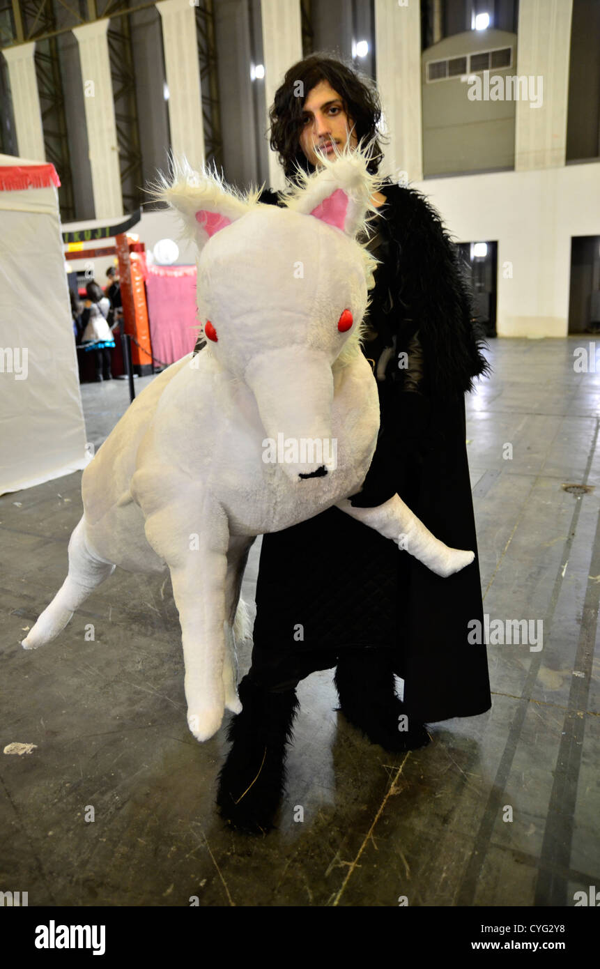 Jon Snow in XVIII saló del Manga in Barcelona Stock Photo - Alamy