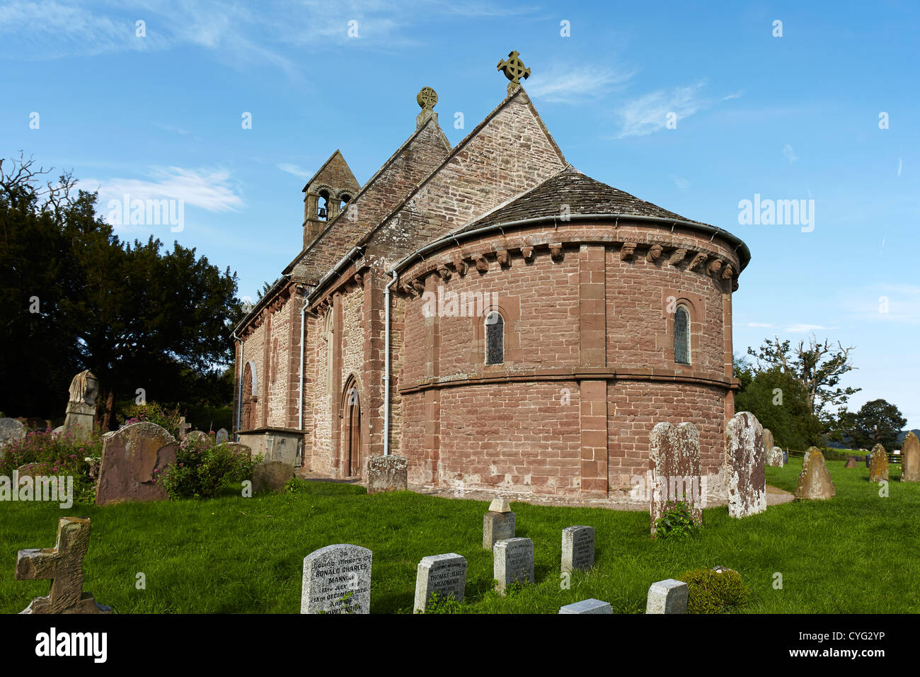 The Church of St Mary and St David, Kilpeck, Herefordshire, England, UK ...